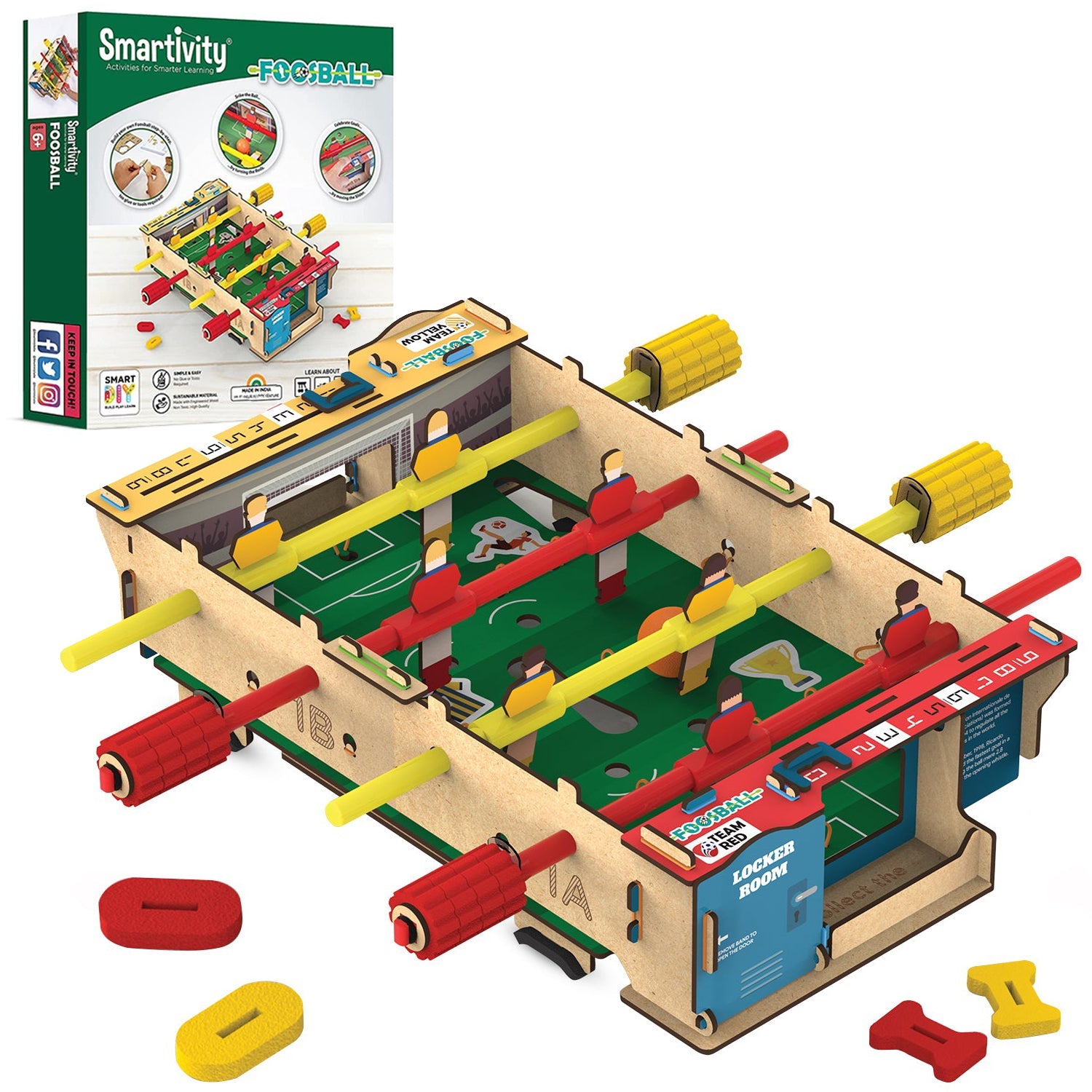 Smartivity Foosball DIY STEAM Construction Game – Get Hacking STEM Store