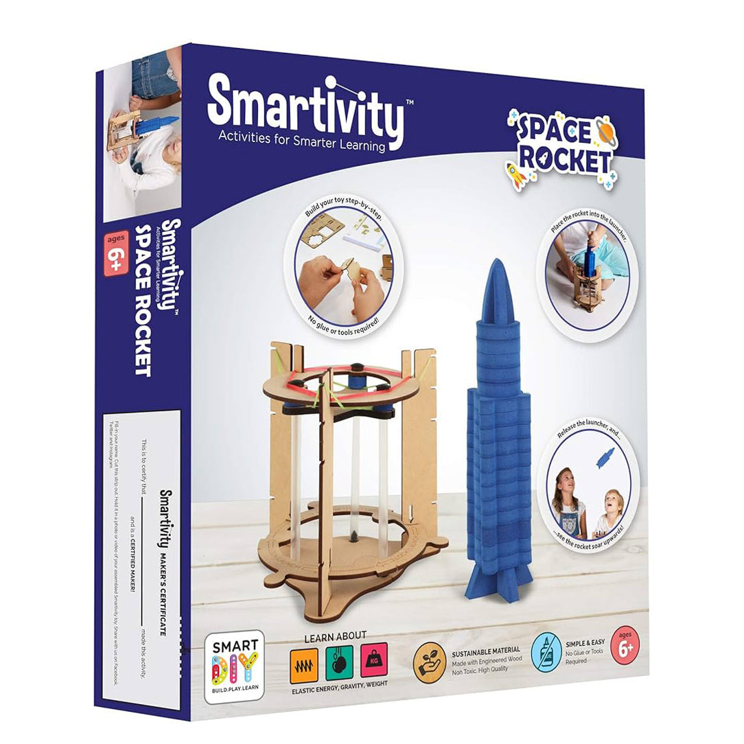 Smartivity Blast-off Space Rocket DIY STEM Construction Toy – Get ...